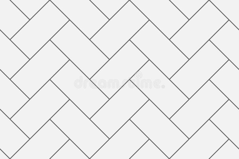 Herringbone Parquet Seamless Pattern. Outline Vintage Wooden Floor ...