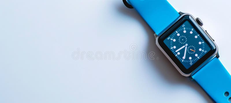 Elegant Smartwatch on White Background, Highlighting Design and Tech ...