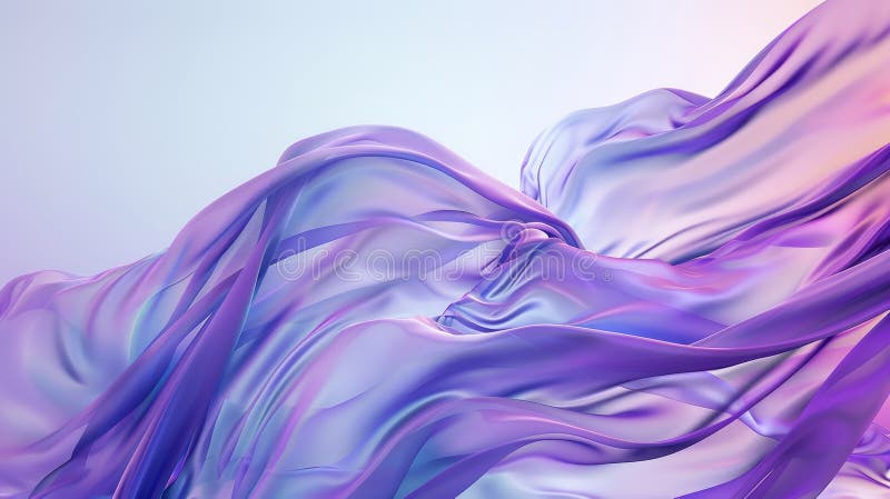 Elegant Smooth Flying Cloth Background. Abstract 3D Art Stock Image ...