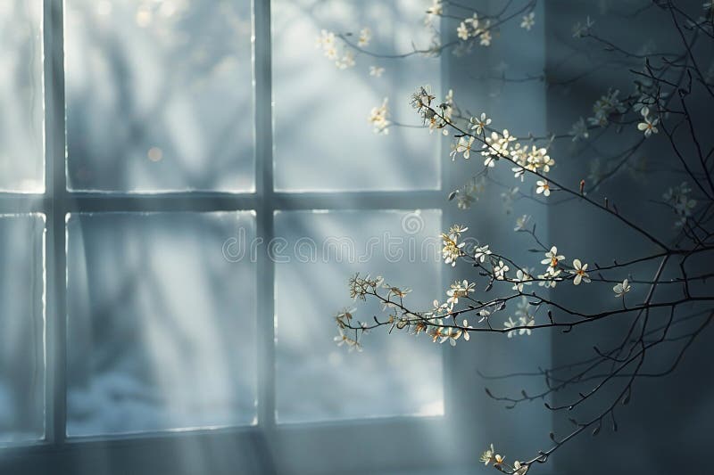 Elegant Snapshot Light Gray Background with Abstract Shadows from the ...