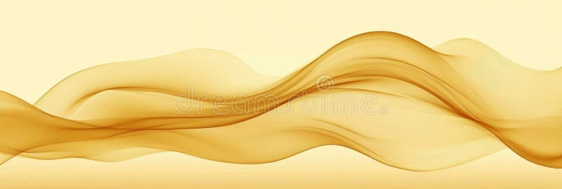 Elegant Soft Abstract Background with Flowing Yellow Waves and Subtle ...