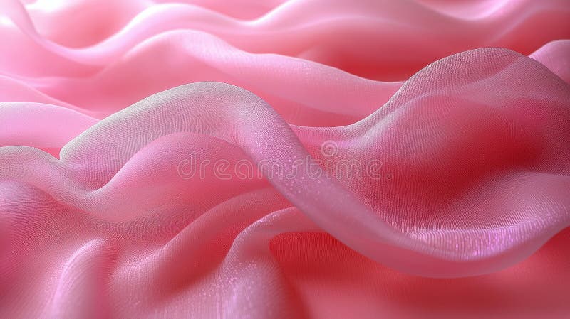 Elegant Soft Pink Fabric with Flowing Texture and Delicate Waves Stock ...