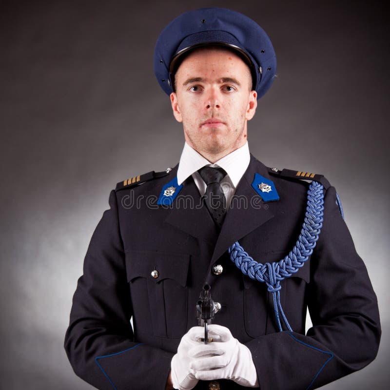 Elegant soldier shoot stock photo. Image of guard, portrait - 48185936
