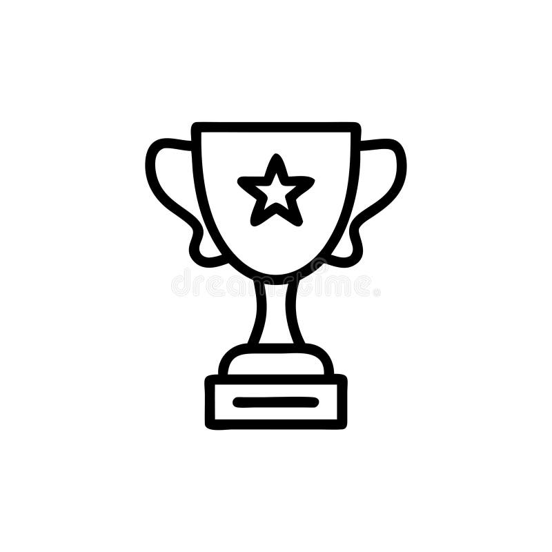 Elegant Space Trophy for Stellar Recognition Stock Vector ...