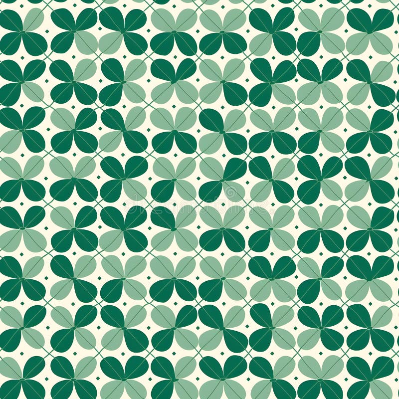 Elegant Spanish Clover Pattern for Tiles Stock Illustration ...