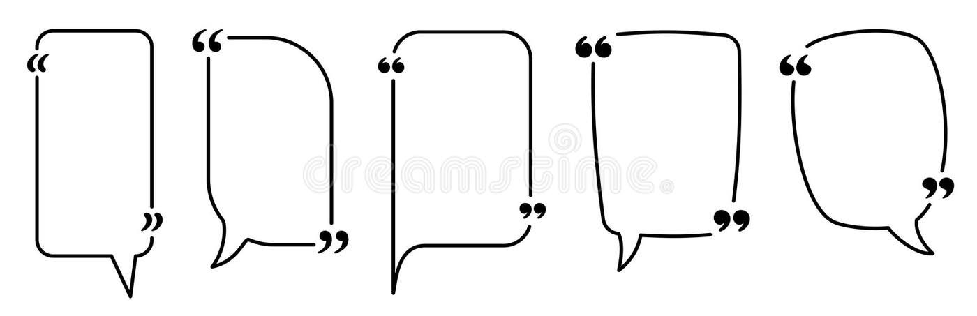 Quotation Shapes Stock Illustrations – 559 Quotation Shapes Stock ...