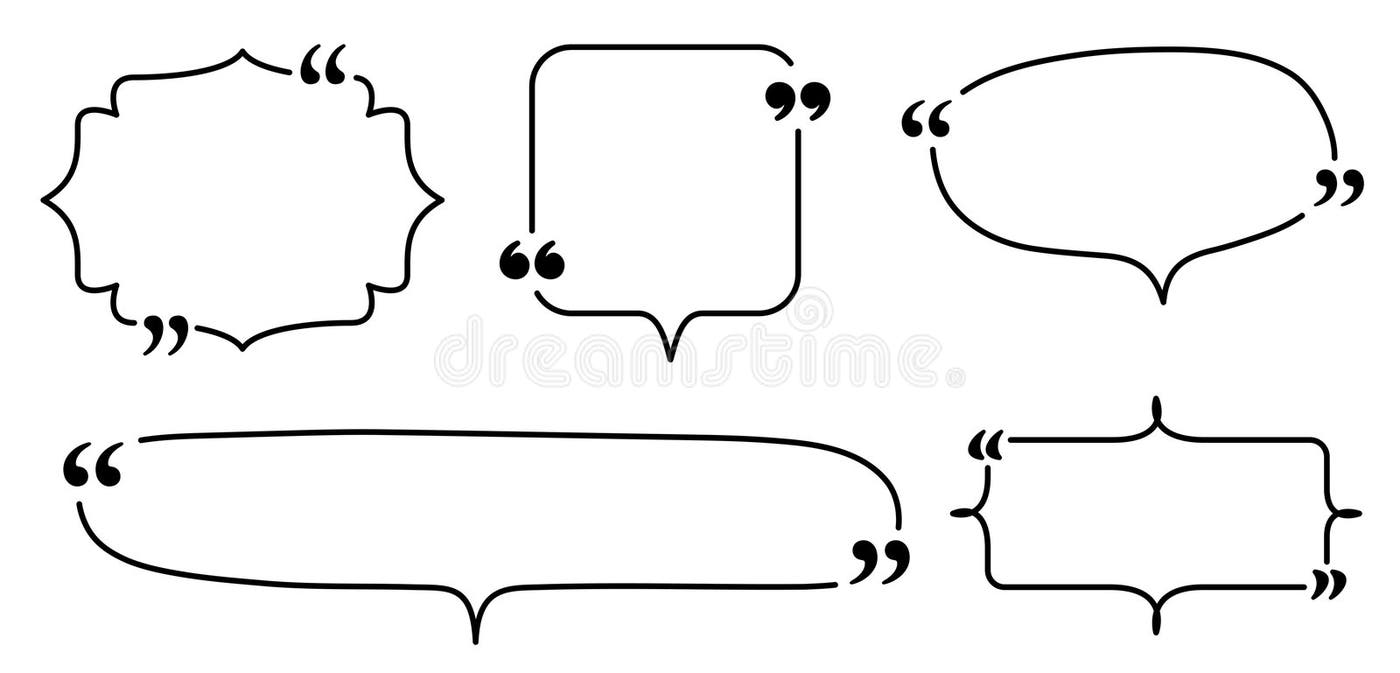 Quotation Shapes Stock Illustrations – 559 Quotation Shapes Stock ...