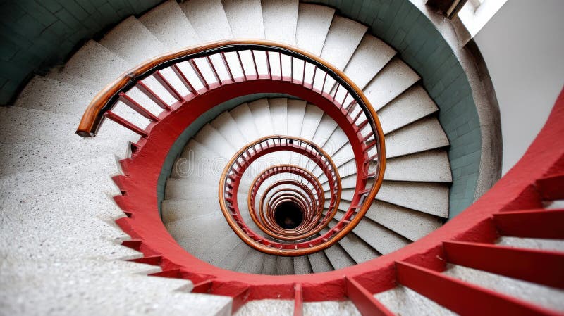 The Elegant Spiral Staircase Creates a Captivating Architectural ...