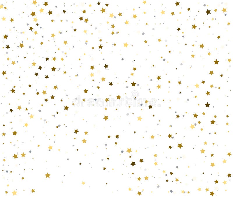 Elegant Star Confetti for Romantic Party or Wedding Invitation Design ...