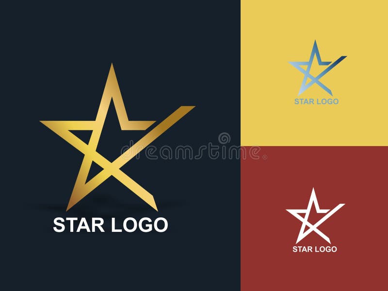 Elegant Star Logo Icon Vector, Gold Star Logo Stock Vector ...