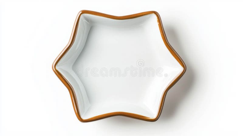 Elegant Star Shaped Ceramic Dish for Home Decor and Dining Stock Photo ...