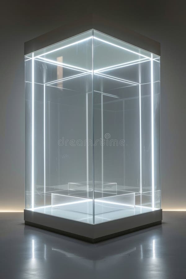An Elegant and Straightforward Product Display Stand with a Plain White ...