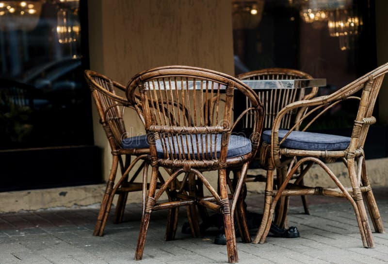 Elegant street table stock photo. Image of party, restaurant - 257239018