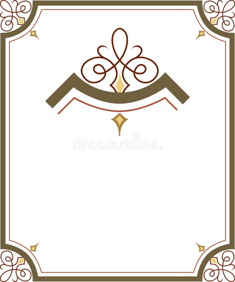 Elegant and Stylish Border Frame Stock Vector - Illustration of frame ...