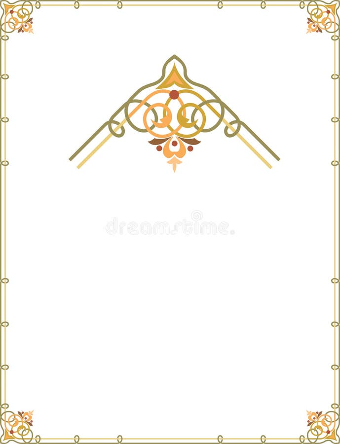 Elegant and Stylish Border Frame Stock Vector - Illustration of frame ...