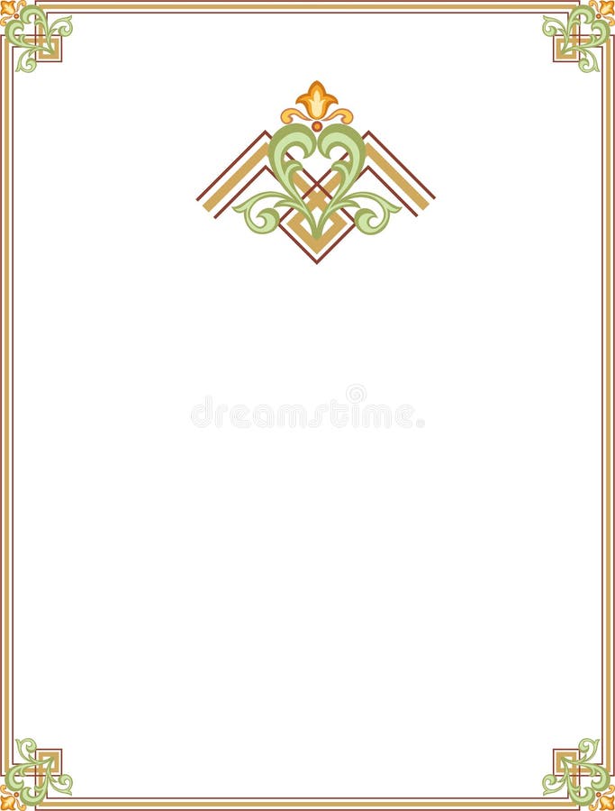 Elegant and Stylish Border Frame Stock Vector - Illustration of frame ...