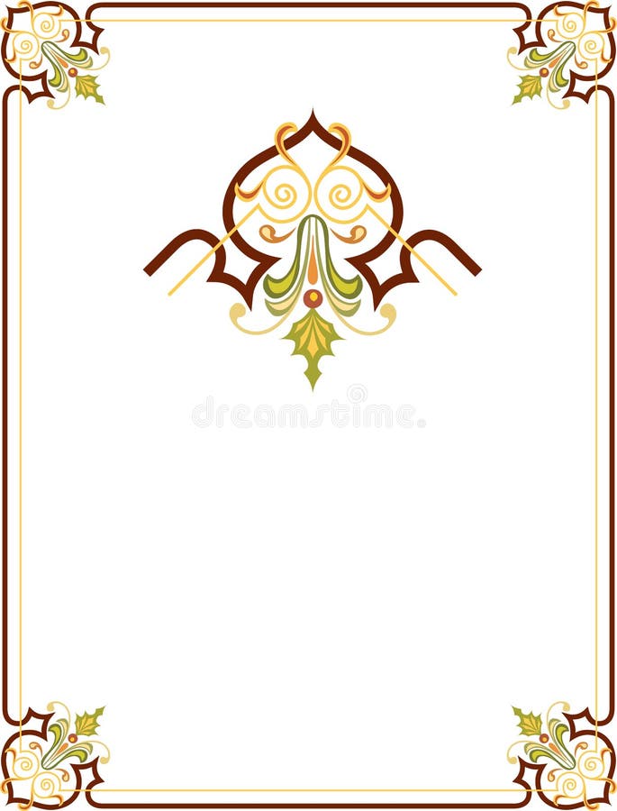 Elegant and Stylish Border Frame Stock Vector - Illustration of frame ...