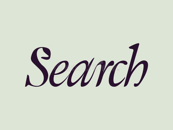 A Modern Vector Typography Design Featuring Elegant Flowing Letters in ...