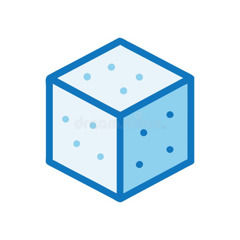 Elegant Sugar Cube Design for Menus Stock Vector - Illustration of fork ...