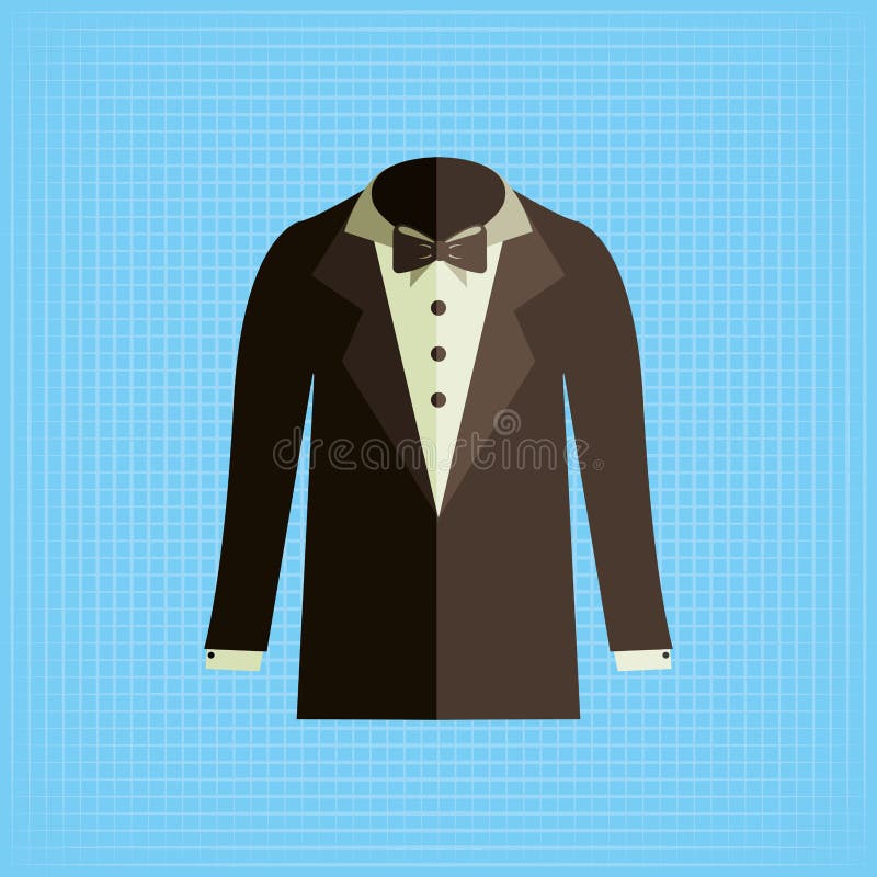 Elegant suit design stock illustration. Illustration of card - 69862613