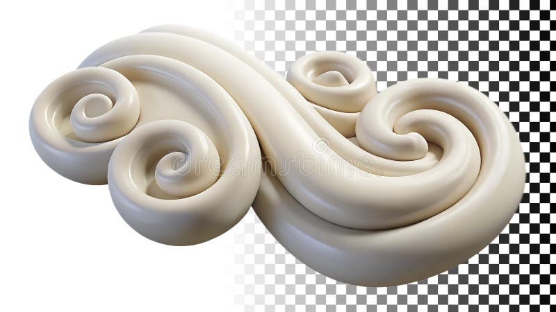 Swirl, Abstract Shape and Decorative Element Illustration Design Png ...