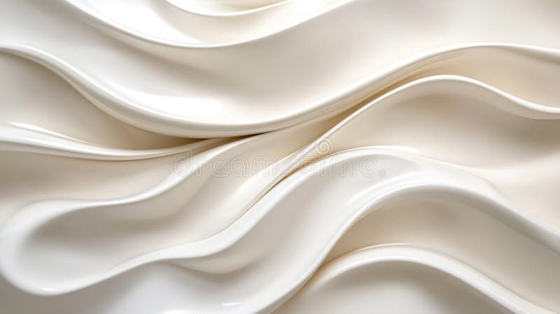 Elegant Swirls of Creamy White Texture Stock Illustration ...
