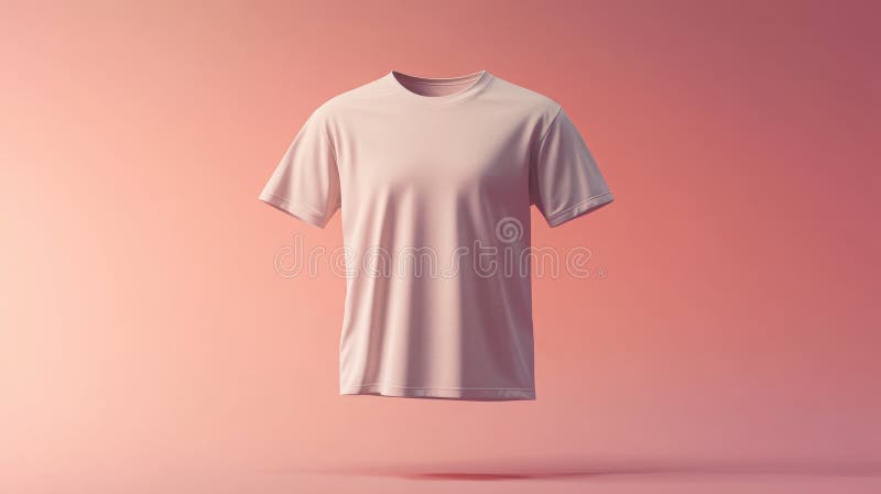 Elegant T-shirt Mockup Front View, Floating T-shirt with Sharp and ...