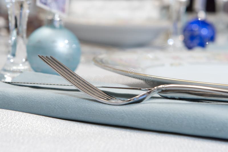Elegant Table Setting stock image. Image of light, neat - 11063507