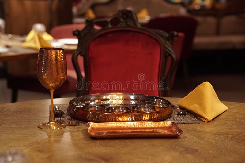 Elegant Table Setting at a Restaurant Editorial Stock Image - Image of ...