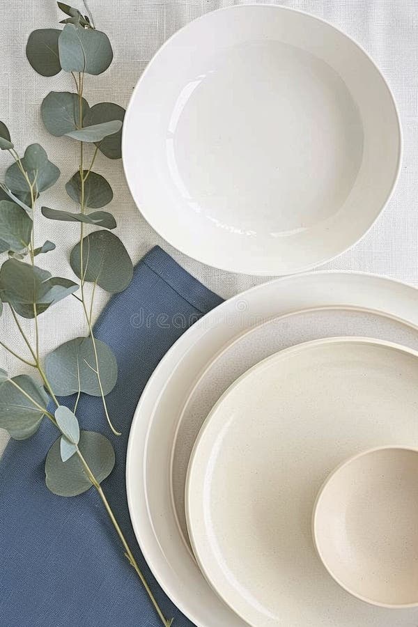 Elegant Dining Table Setting with White Dishes and Fresh Floral ...