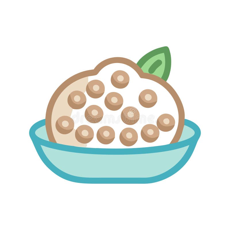 Elegant Tapioca Design for Culinary Use Stock Illustration ...