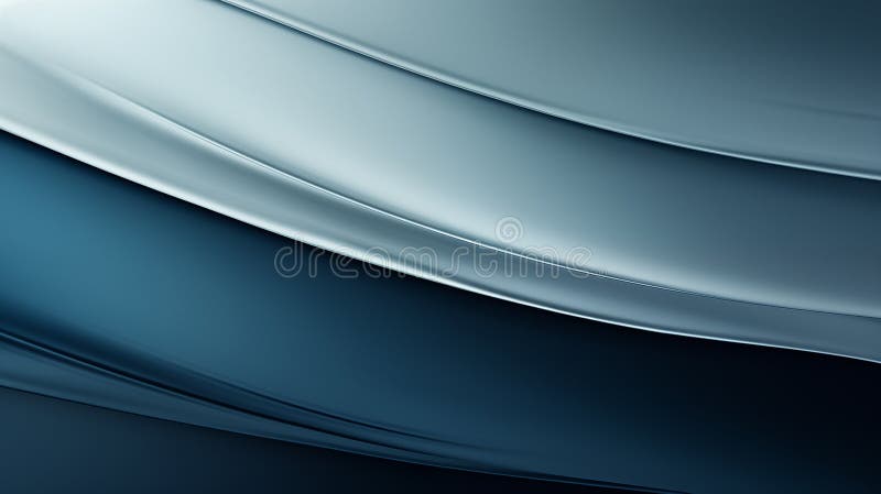 Elegant Teal Curve Ai Generated Metal Pattern Stock Image - Image of ...