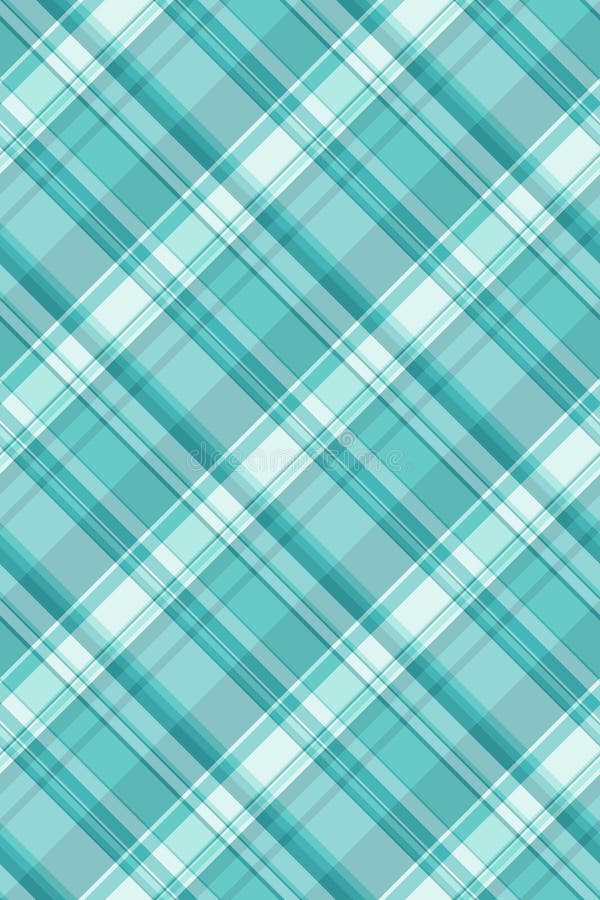 Elegant Teal and White Diagonal Plaid Pattern. Perfect for Textile ...