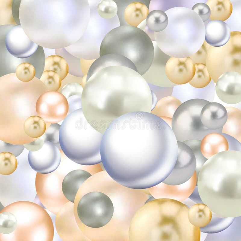 Elegant Template with Pearl Pattern. Vector Design for Banners, Cards ...