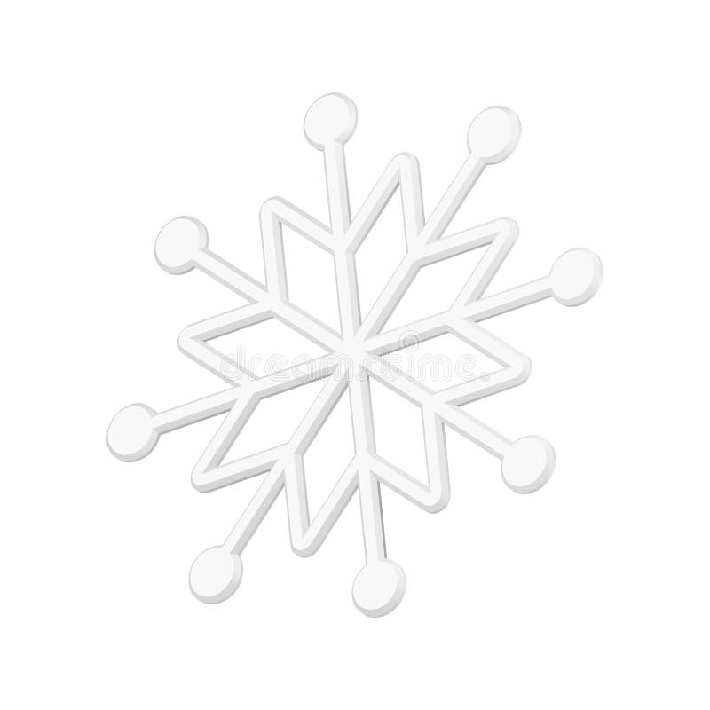 Elegant Tenderness White Snowflake Traditional Pattern Circle ...