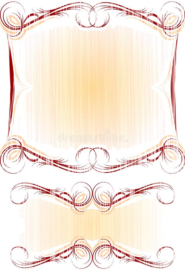 Elegant text frame. Vector stock vector. Illustration of decor - 16494817