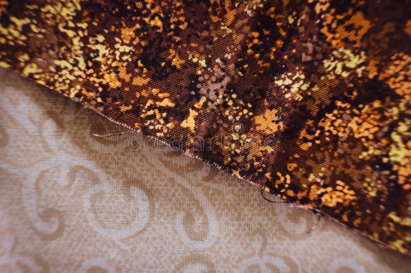 Elegant Textile Patterns with Warm Tones Stock Photo - Image of luxury ...