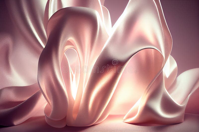 Elegant Texture of Pink Satin Stock Illustration - Illustration of ...