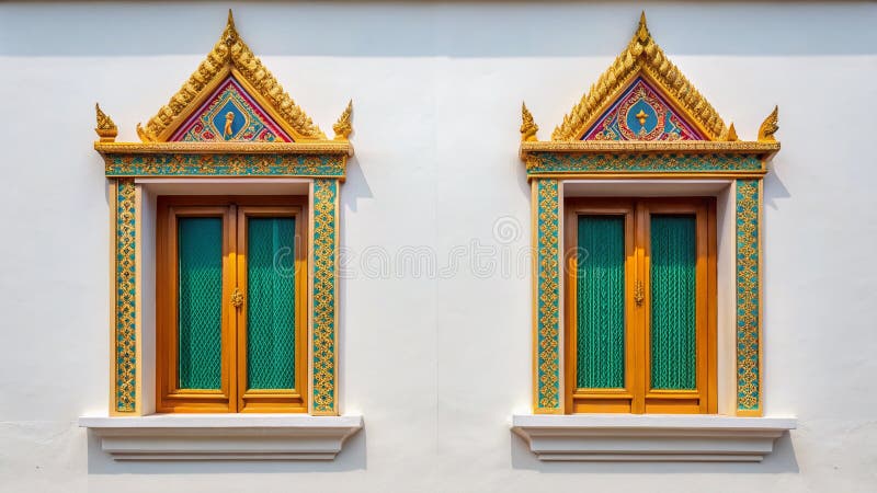 Elegant Thai Window Design a Minimalist Perspective on Traditional ...