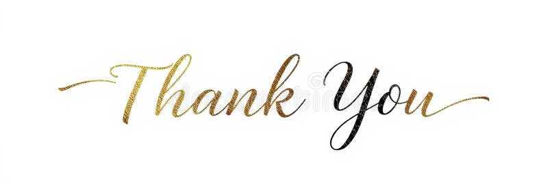 Elegant Thank You Message with a Sophisticated Script Design Perfect ...