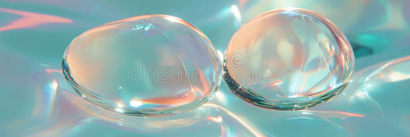 Elegant Thick Transparent Gel Texture with Smooth Reflective Surface ...