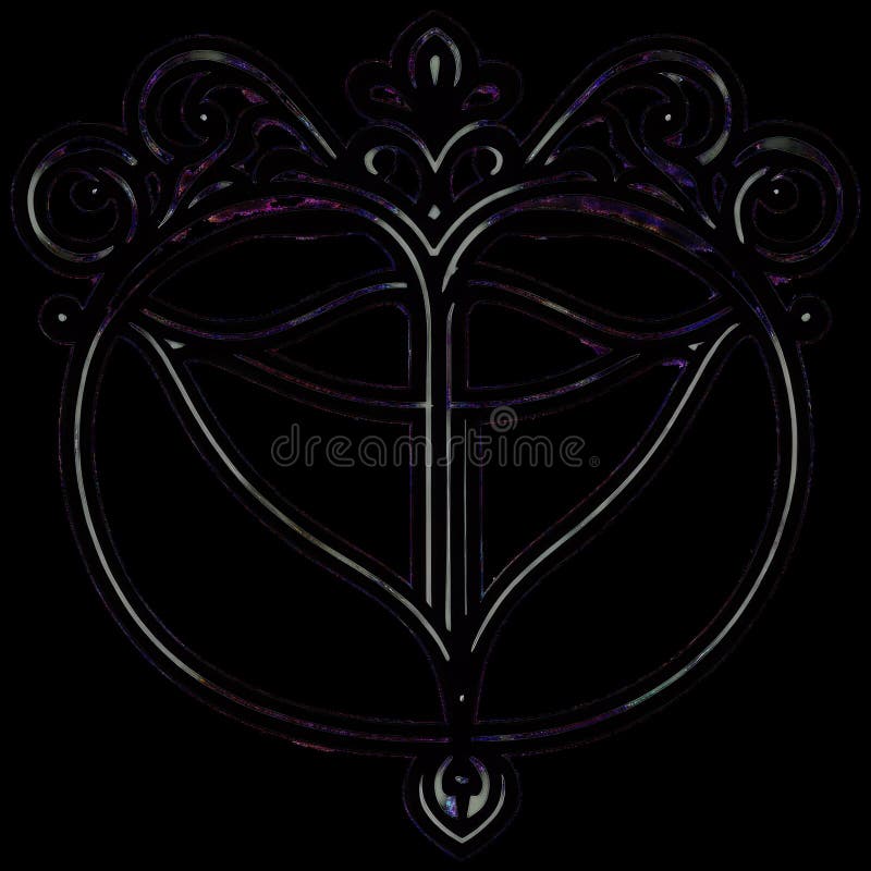 Thin Line Vintage Corner Design Element Isolated on Transparent ...