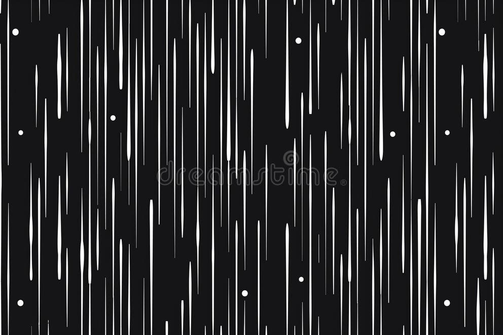 Elegant Thin Vertical Dashes Pattern Design in Black and White Stock ...