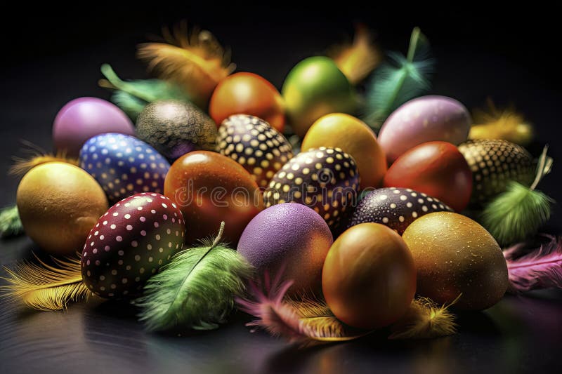 Elegant TiltShift Easter Eggs a Miniature Masterpiece of Natural Colors ...