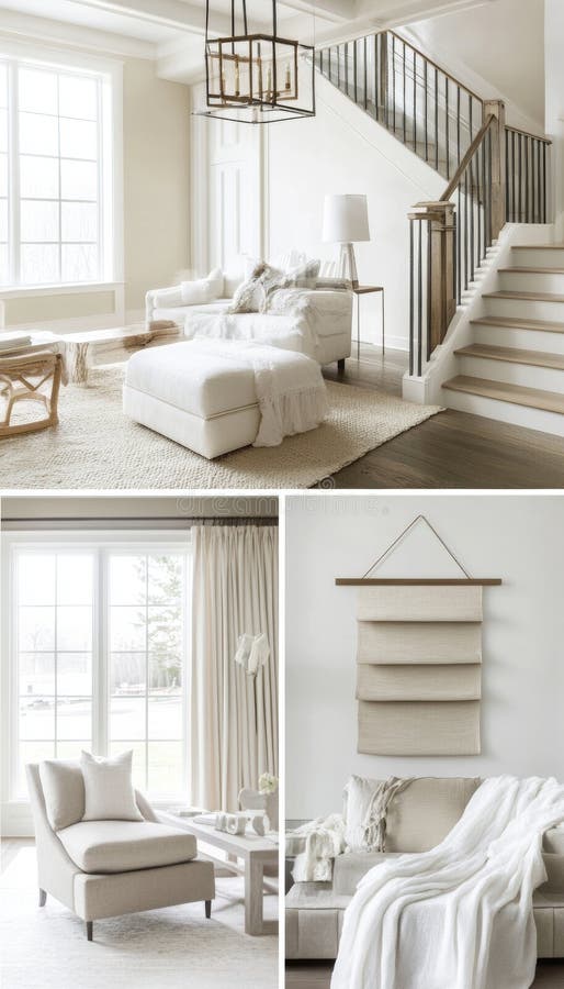 Elegant Timeless Interior with Neutral Palette Showcasing Luxurious ...