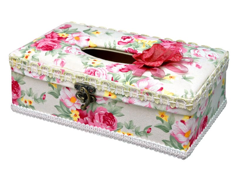 Elegant Tissue Box Isolated Stock Image - Image of comfort, congestion ...