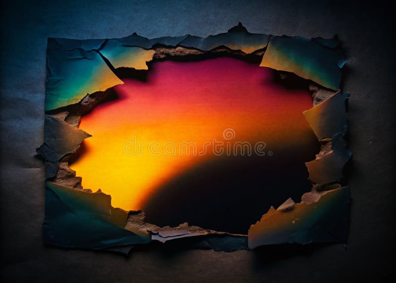 Elegant Torn Paper Photo Frame Edge Design Element a Versatile Vector ...