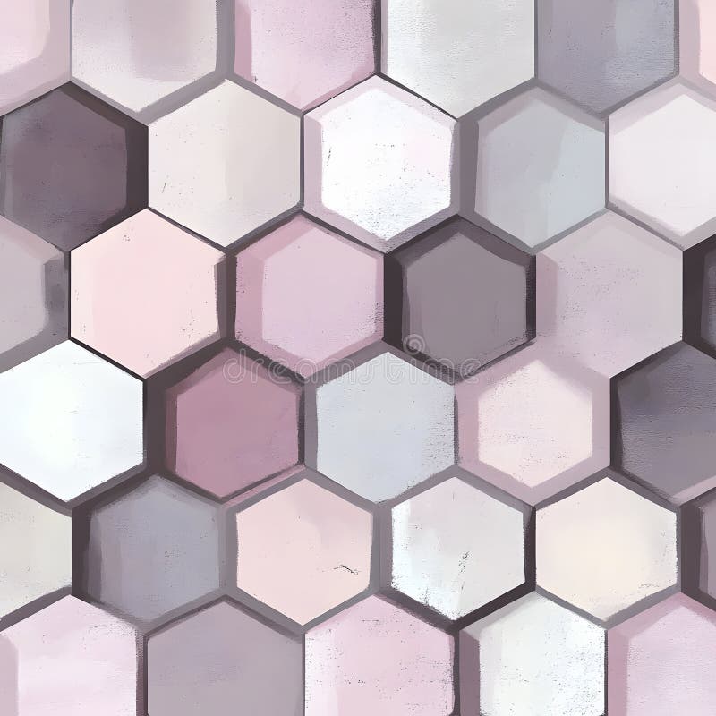 Elegant Transcendent Pink Hexagon Pattern - Minimalistic Background ...