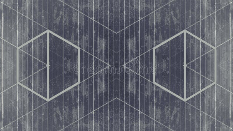 Elegant Transformation of Flat Pattern of Rectangles. 3d Render Loop Animation Stock Footage ...