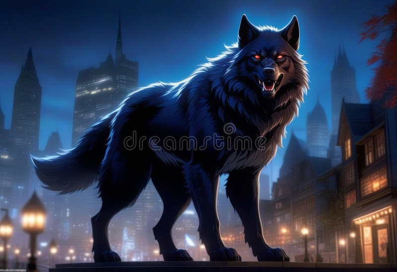 The Elegant Transformation of a Gothic Werewolf - a Captivating Digital ...